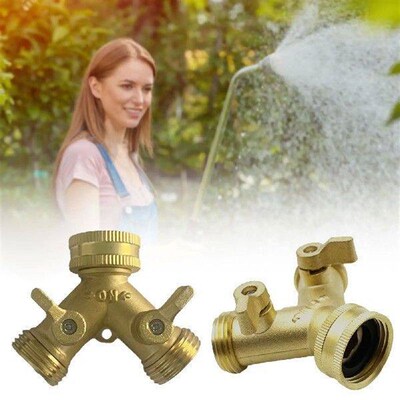 Garden Hose 2-Way Diverter With Separate Switch Universal