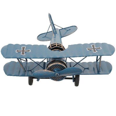 Vintage Handicraft Decor Metal Desktop Airplane Model Iron