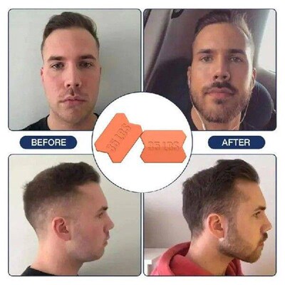 2pcs Jaw Exerciser Jawline Exercise Face Line Chin Neck