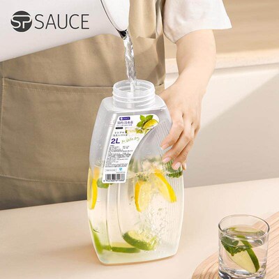 Japanese-style cold water pitcher for lemon juice, designed
