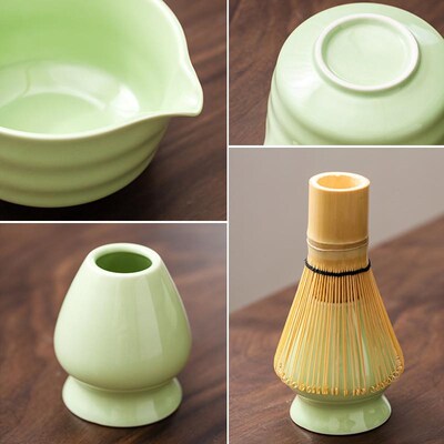 Matcha Tea Set with Whisk and Bowl 抹茶茶具套装