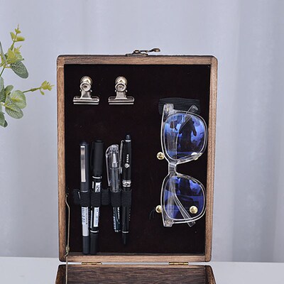 Writers Messenger Wood Box作家信使木盒 木质公文背包 中式挎包