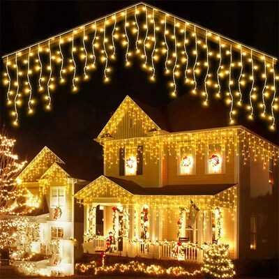 Christmas Lights Waterfall Outdoor Decoration 5M Droop 0.4-0