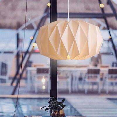 1PC Origami Ceiling Lamp Shade Creative Safe Hanging Lamp ve