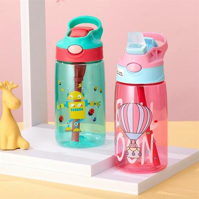 Kids Water Sippy Cup Creative Cartoon Baby Feeding Cups with