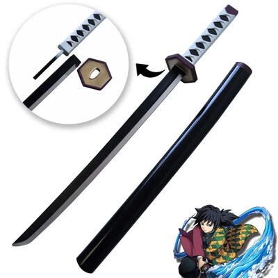 Demon Slayer Katana Anime Original Sword Assembled Cosplay W
