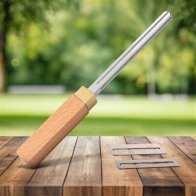 Guitar Fret Dressing File 4 Edges Luthier Tool Wooden