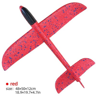 50CM Big Foam Plane Glider Hand Throw Airplane Light Inertia