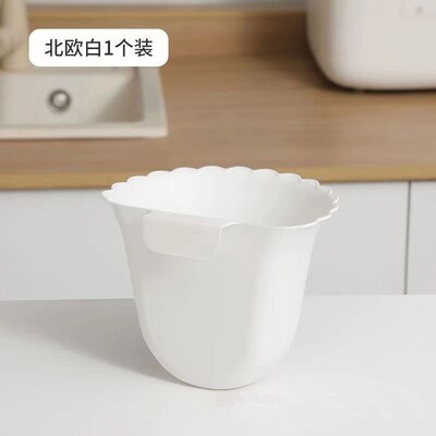 Creative Wallmounted Flower Trash Bin Hanging Kitchen Cabine