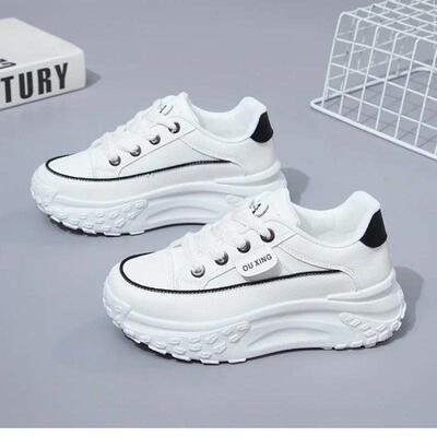 The New Retro Women Shoes Spring Platform Shoes Casual Sneak