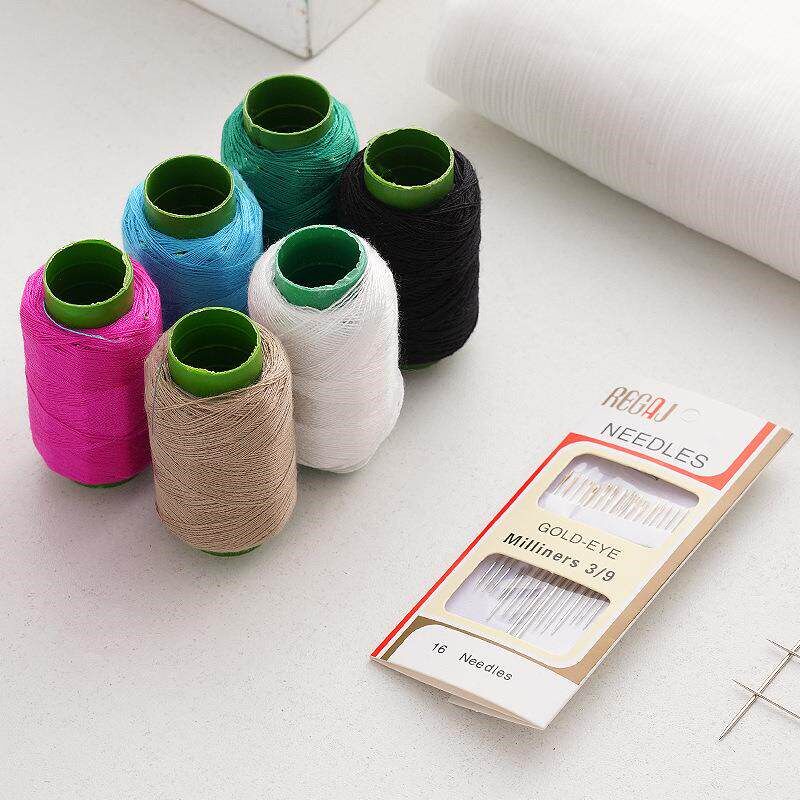 家用缝纫线缝补衣服针线套餐手工DIY缝补线黑白手缝线彩色缝衣线