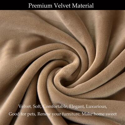 20 Solid Colors Thick Velvet Sofa Seat vers Plush Sofa Cushi