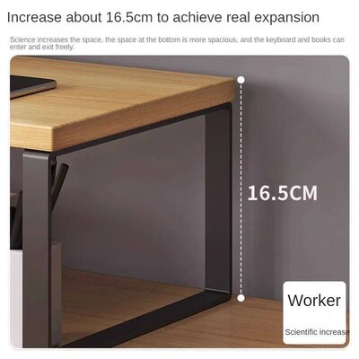 30/40/50m Monitor Raised Shelf Offie Laptop Braket Desktop C