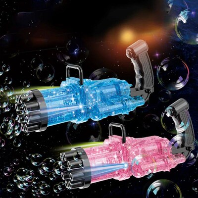 Bubble Gun Kids Toys Electric Automatic Soap Rocket Bubbles