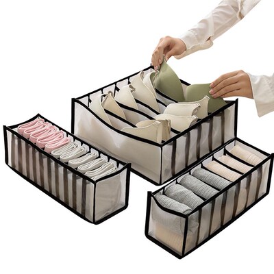 Clothes Organizer Jeans Storage Box Organizer Box Wardrobe C