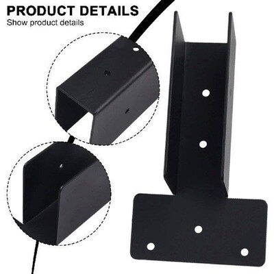 4pcs Pergola Side Top Mount Bracket Upper Joint Timer