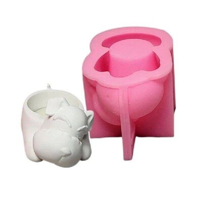 Silicone Mould Sleep Dog Molds Castings Molds Plasters