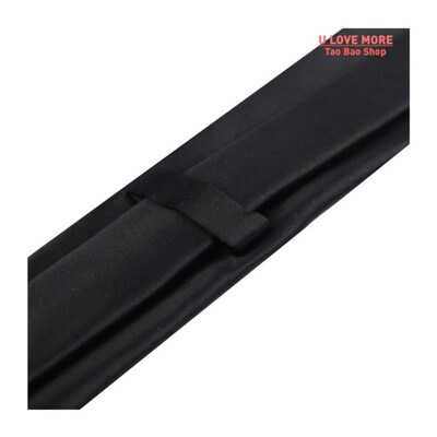 Black Neck Ties For Men Women Casual Suits Solid Tie Gravata