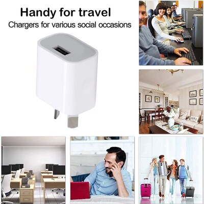 1/5Pcs One Port Universal Travel 5V 2A USB AC Wall Home Char