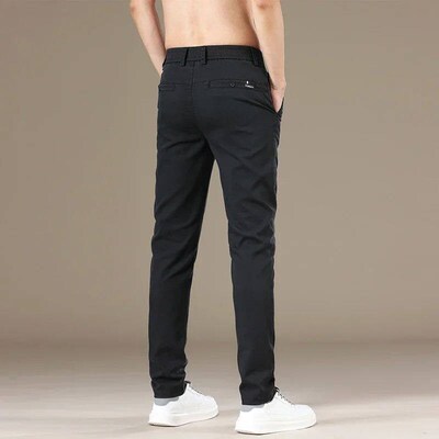 New 2025 Summer Lyocell Fabric Mens Casual Pants Hight Quali