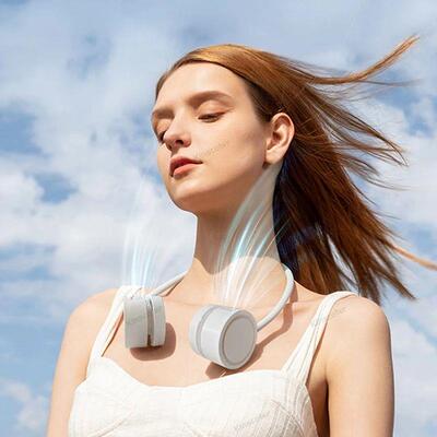 Hanging Neck Fan Power ventilador Bladeless Neckband Fan Por