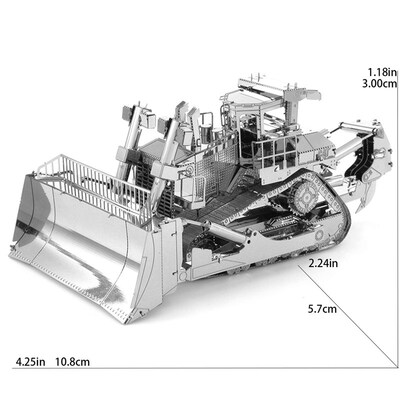 Metal puzzle handmade 3D 3D metal puzzle model tank buildin