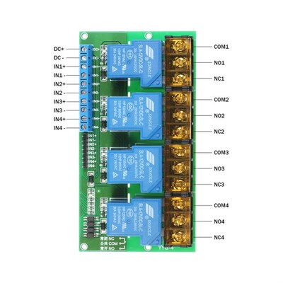 4-Channel DC 12V 30A Relay Module Control Board Optocoupler