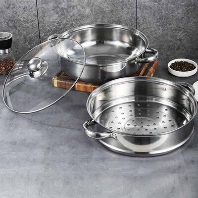 Steamer Pot Cooking Cookware Steam Kitchen Steamer Cooker