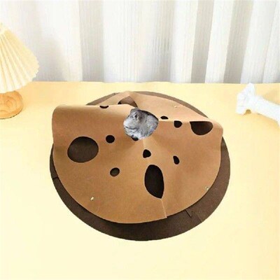 Cat Playing Game Mat Durable Cat Tunnel Play Rug