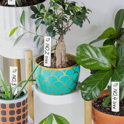 100Pcs Set Plant Markers Plastic Plant Labels Plant Name Tag
