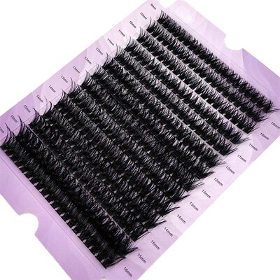 New 280Bundles 100D Cluster Eyelash Extenson 9-16mm Natural