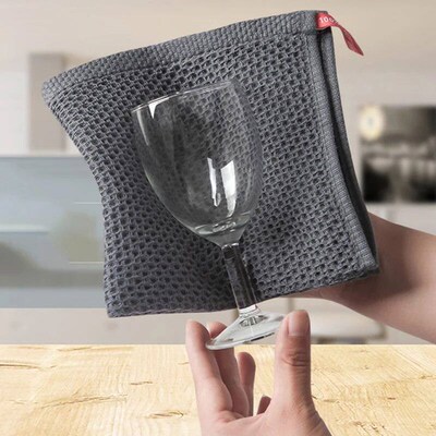 Cotton Towel Soft Absorbent Dishcloth Kitchen Dish Rags Hone