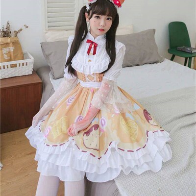Identity V Cosplay Costume Mechanic Candy Girl Costume