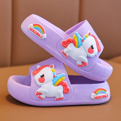 Summer Kids Home Shoes Flip Flops Baby Girls Slippers for Ch