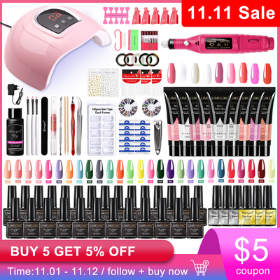 Nail Set With Nail Lamp Nail Dryer Nail Drill Machine Manicu
