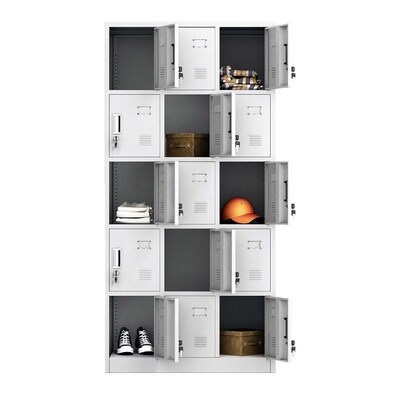 Office locker steel storage cabinet with lock gym wardrobe