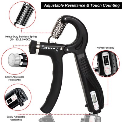 5-60KG Hand grip strengthener hand exercisers hand Gripper