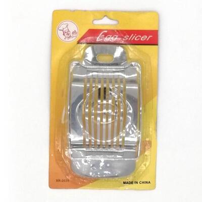 1Pcs Stainless Steel Boiled Egg Slicer Section Cutter