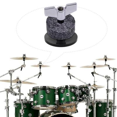 18pcs Drum Accessories Set Black Drums Replacement Felt Set