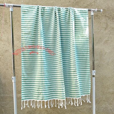 180*100沙滩毯Turkish Beach Towel with Bag Quick Dry Stripes