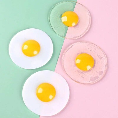 Children Squeezing Poached Egg Kneading Toy Lovely Relieve S