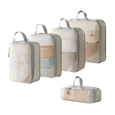Compression Packing Cubes for Suitcases Travel Accessories E
