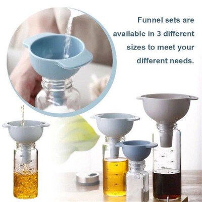 4 in 1 Funnels BPA-Free Food Grade Oil Funnel with
