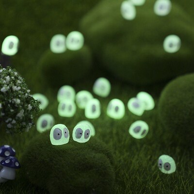 5-10Pcs Mini Luminous Briquettes Elfs Dust Sprite Micro Orna