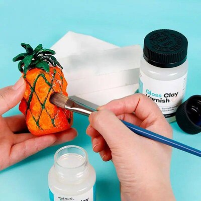 120ml Acrylic Varnish Gloss Clay Air Dry Varnish For Air Dry