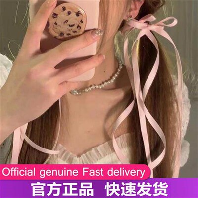 Double Bow Hairpin Cute Braided Long Ribbon Hair Clip Hair B