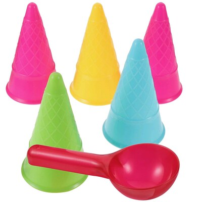 of  Seaside Beach Toys Sand Ice Cream Cones and Scoop Outdoo