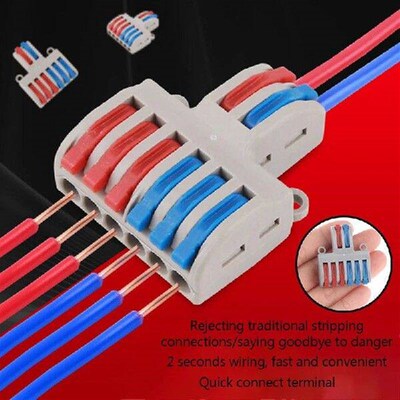 32A Flame Retardant PC Spring Lever Terminal B Electric