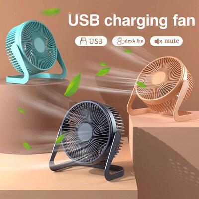 5 Inch USB Desktop Fan 360 Rotating Mini Adjustable Portab