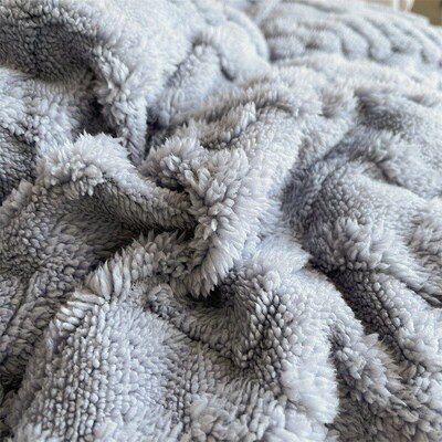 Super warm winter flannel quilt comforter blanket bed duvet